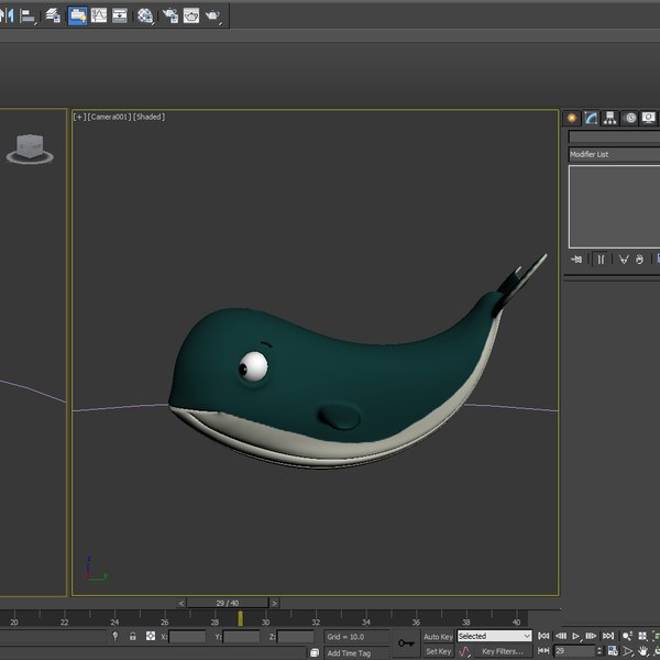 3D whale cartoon model - TurboSquid 1560481