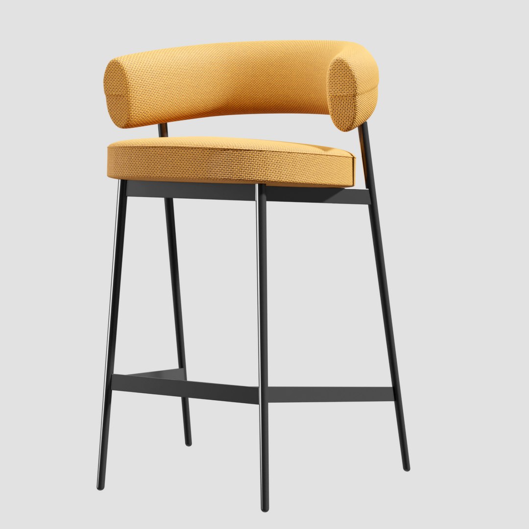 Stool NENA By Zanotta 3D Model - TurboSquid 1923946