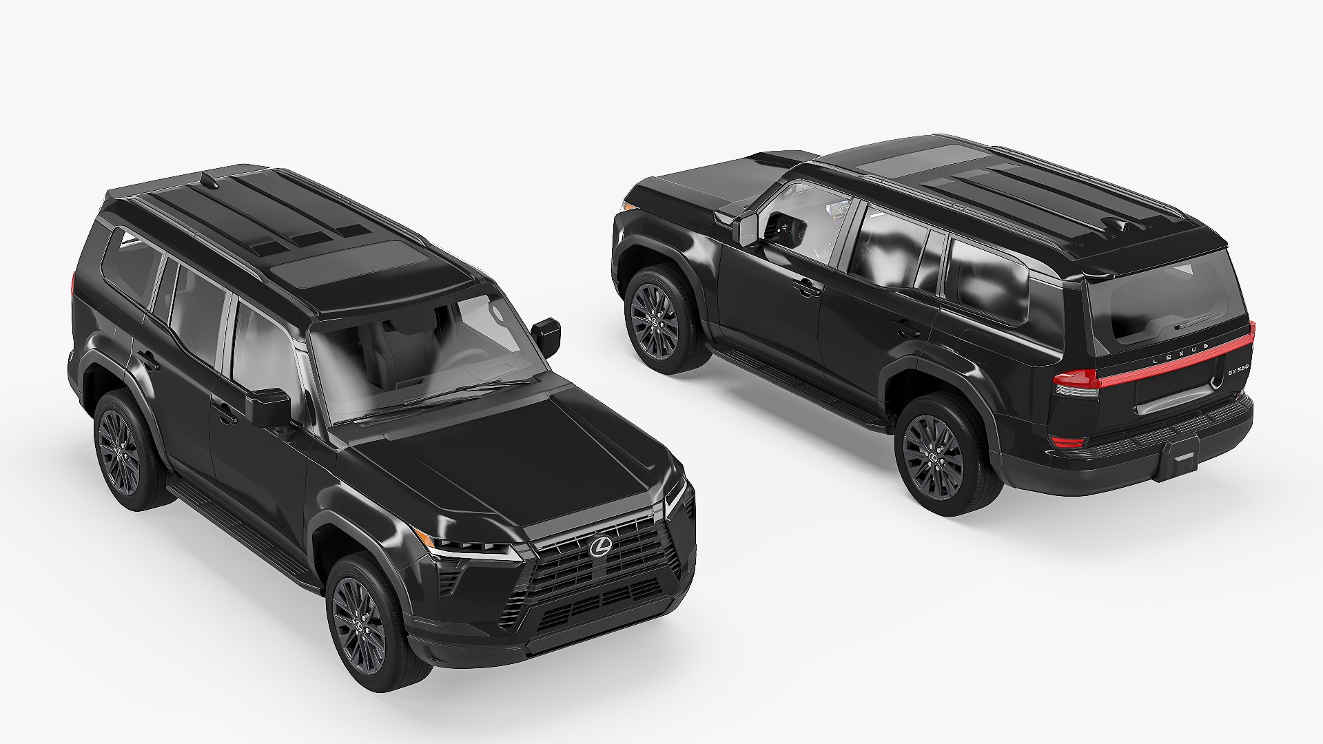 Lexus GX 550 SUV Caviar Black 3D Model - TurboSquid 2326861