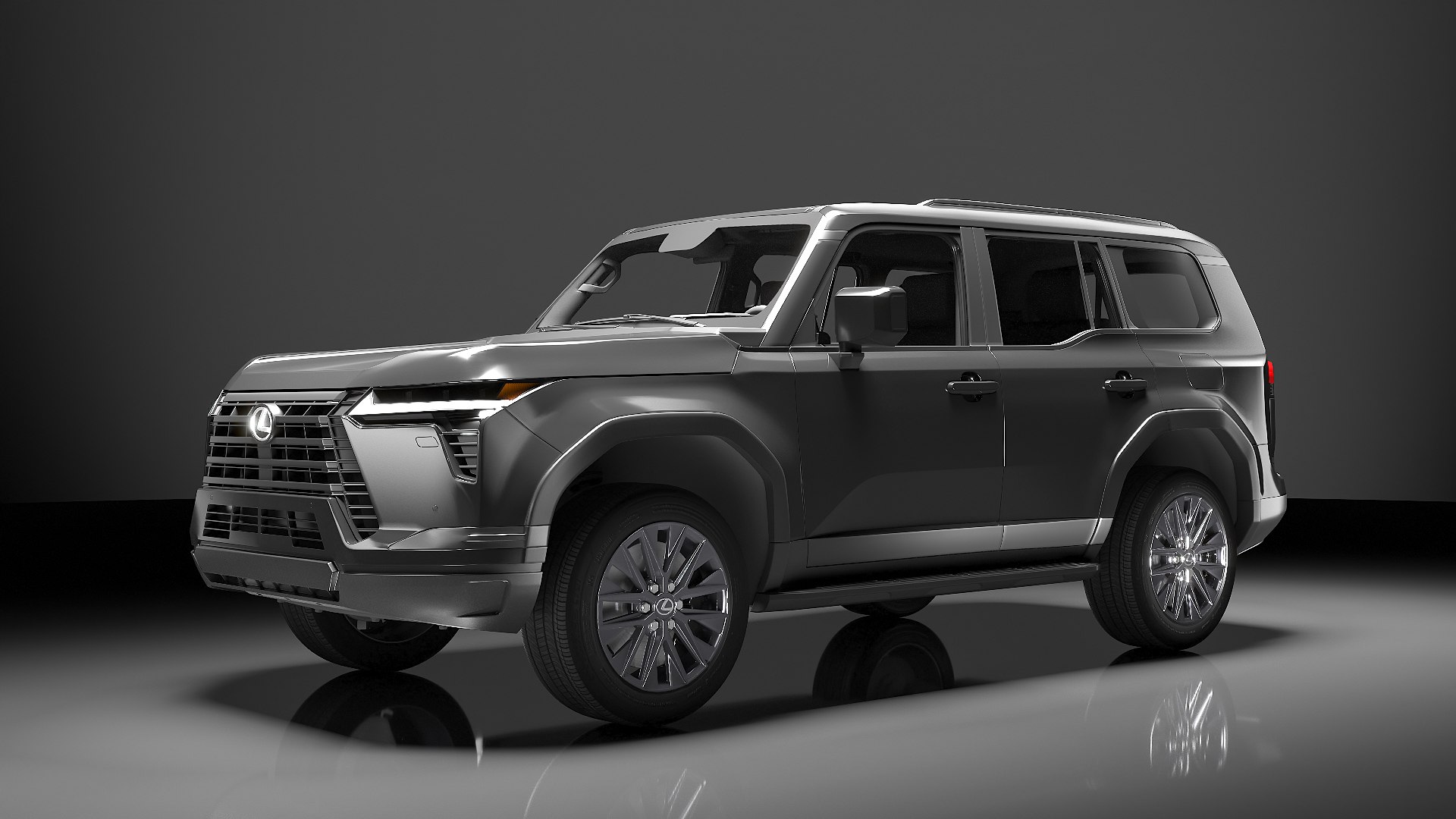 Lexus GX 550 SUV Caviar Black 3D Model - TurboSquid 2326861