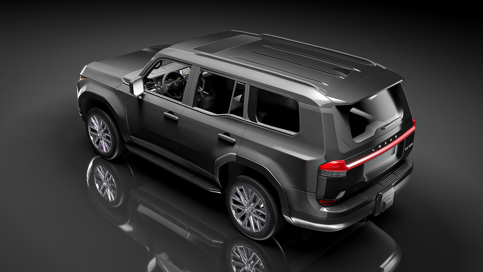 Lexus GX 550 SUV Caviar Black 3D Model - TurboSquid 2326861