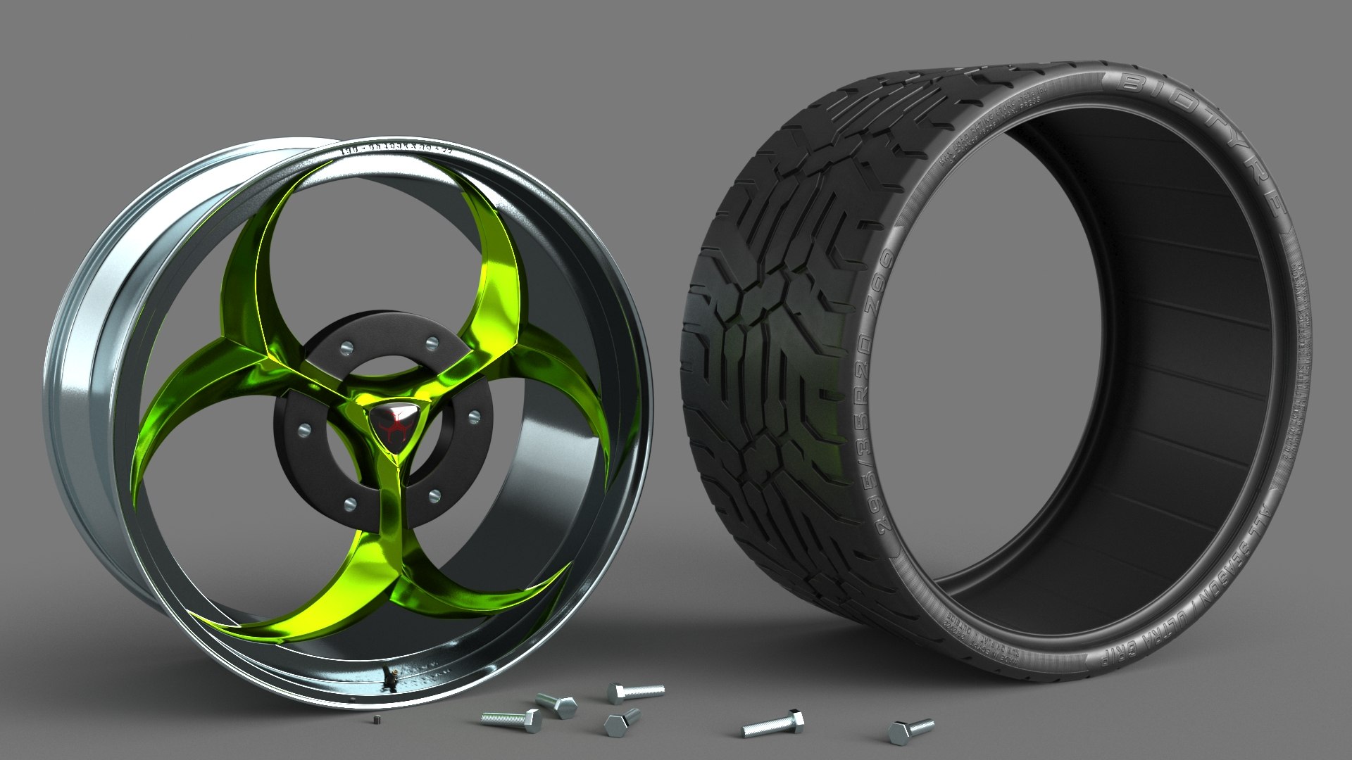 Generic Concept Rims Bundle 1 3D Model - TurboSquid 2500963