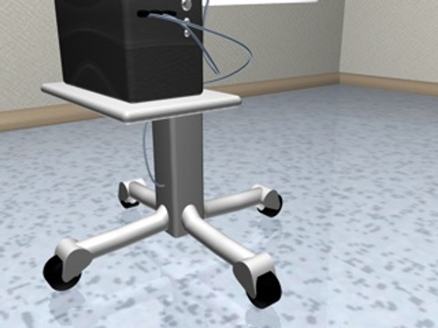 Patient Medical Monitor Screen 3d Model