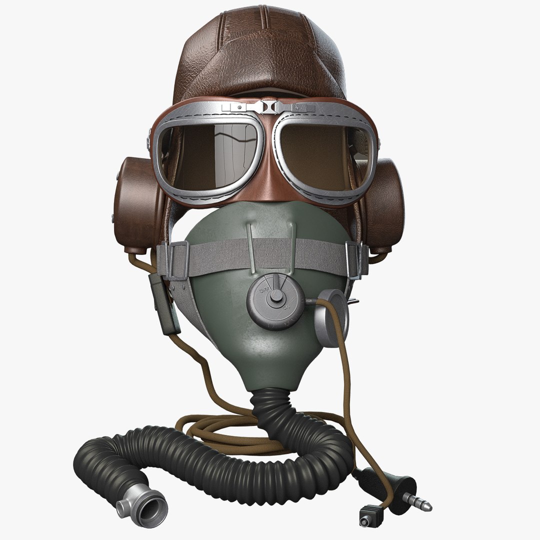 3d Aviator Helmet Raf Ww2