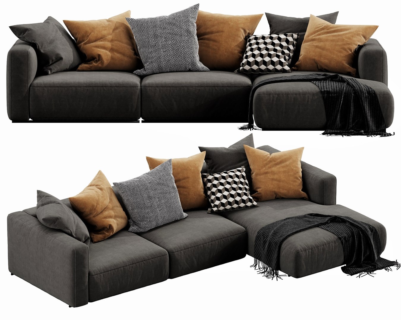 Poliform Shangai Chaise Lounge Model - TurboSquid 1745592