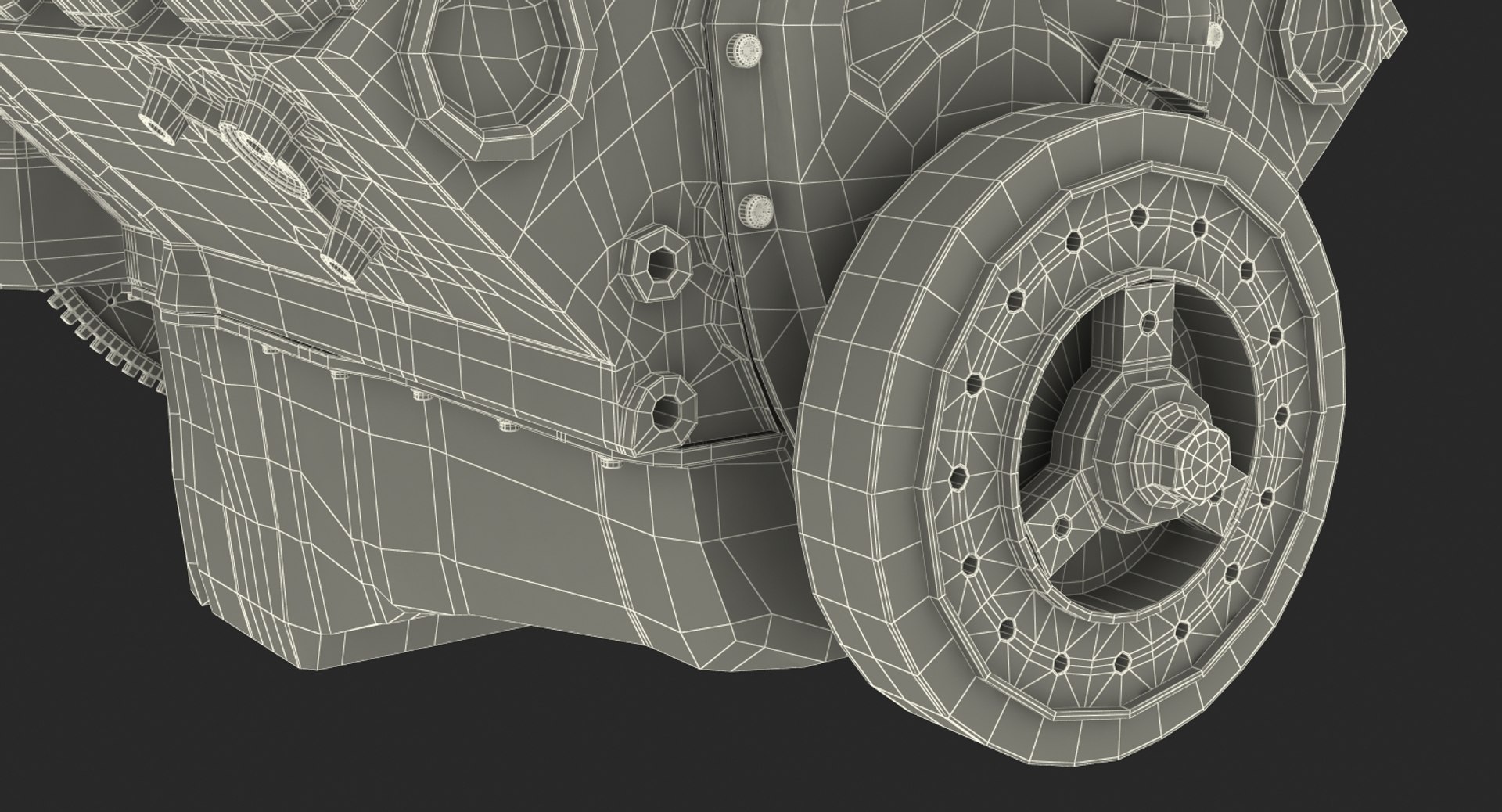 3D V8 Car Engine - TurboSquid 1300143