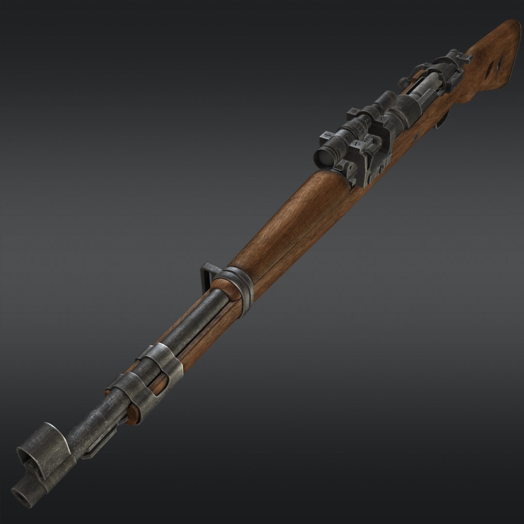 3d model kar98k rifle