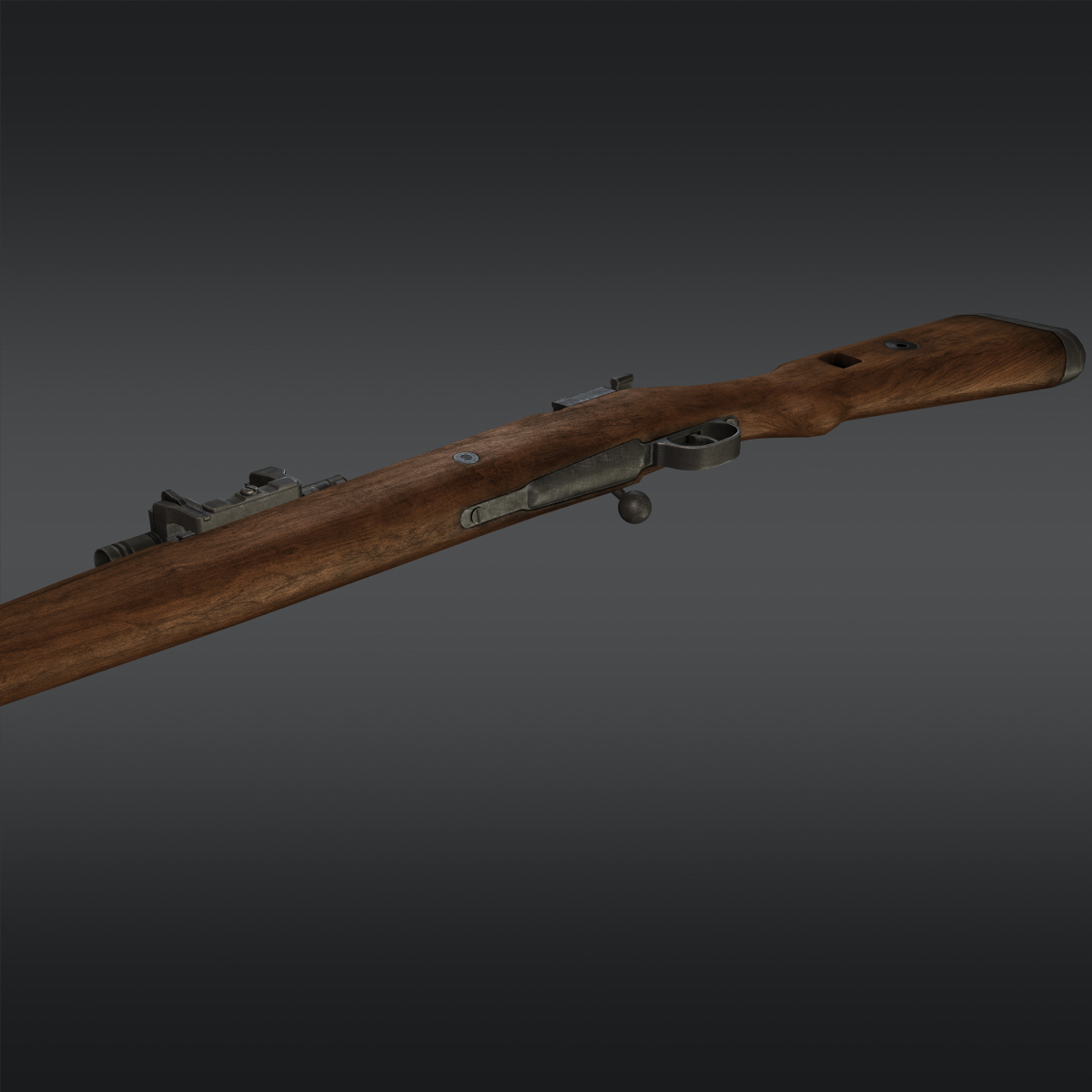 3d model kar98k rifle