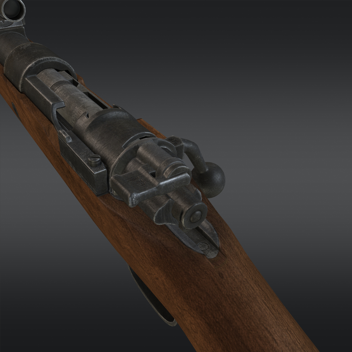 3d model kar98k rifle