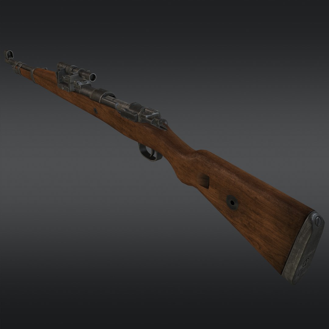 3d Model Kar98k Rifle