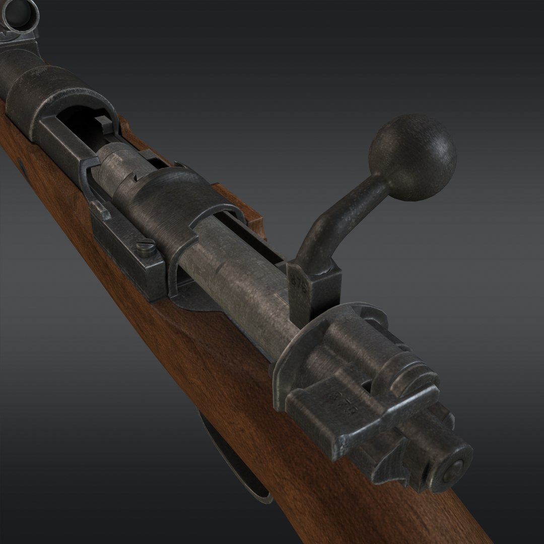 3d Model Kar98k Rifle