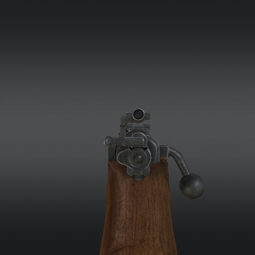 3d Model Kar98k Rifle