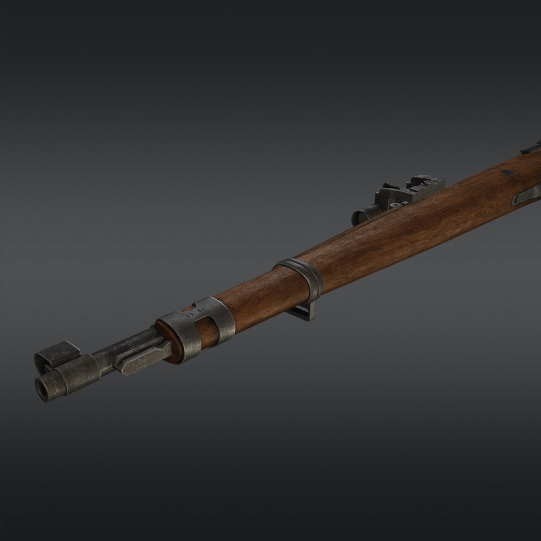3d model kar98k rifle