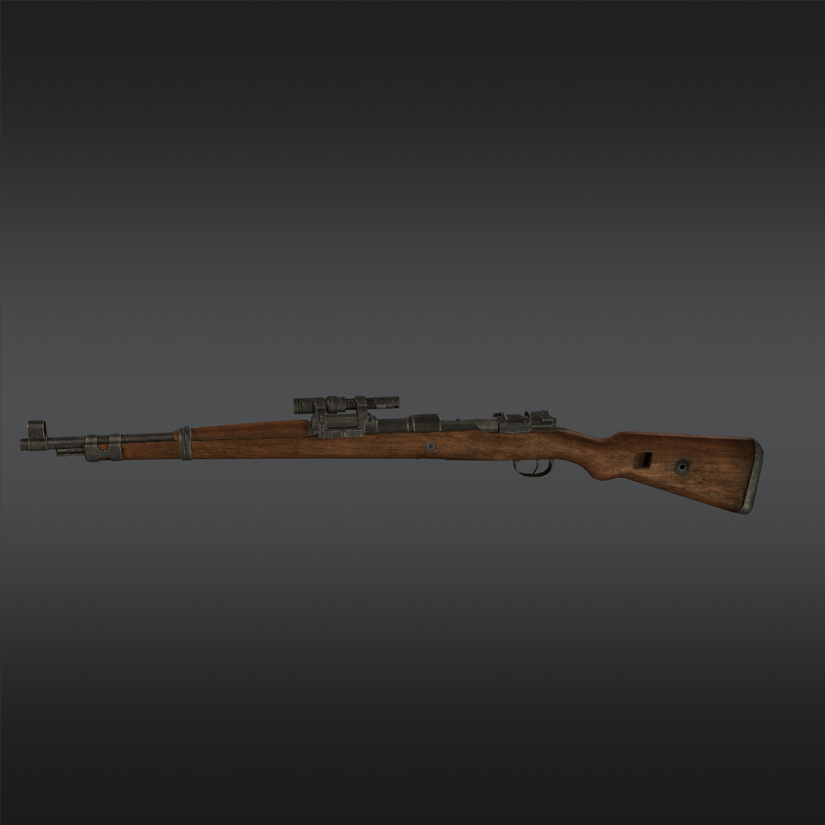 3d model kar98k rifle