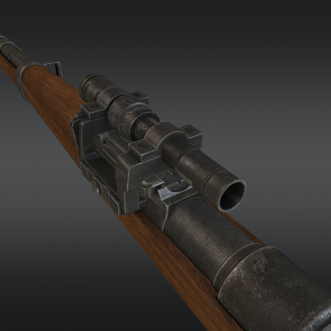 3d model kar98k rifle