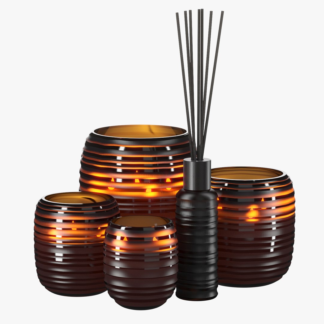 modèle 3D de Bougies et diffuseurs ONNO - TurboSquid 2509538