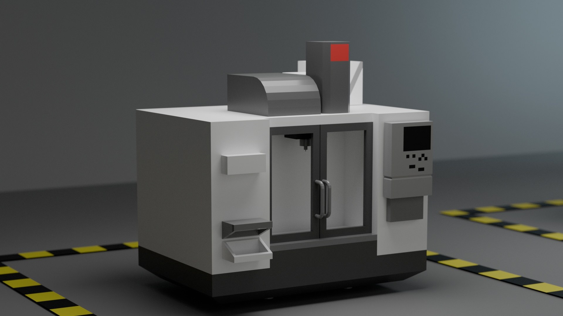 3D Milling Machines Model - TurboSquid 2410128