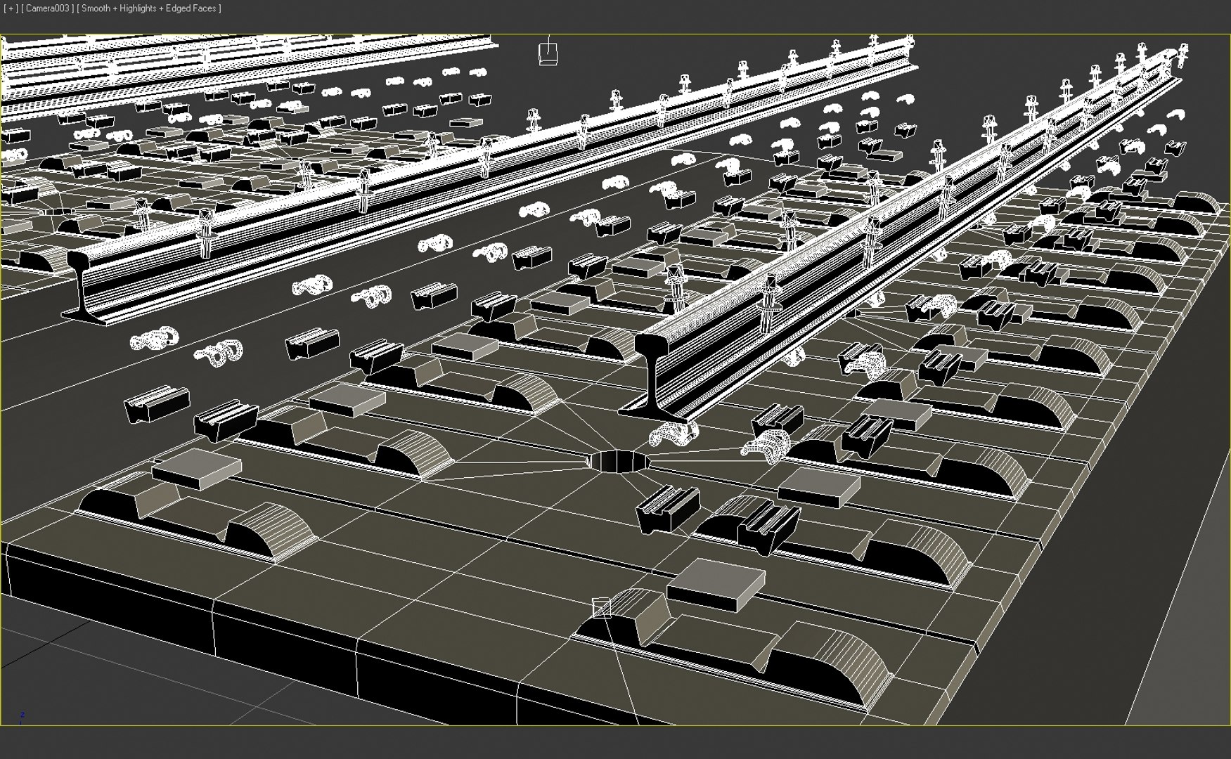 Max Gauge Railway Tracks Nonbalasted