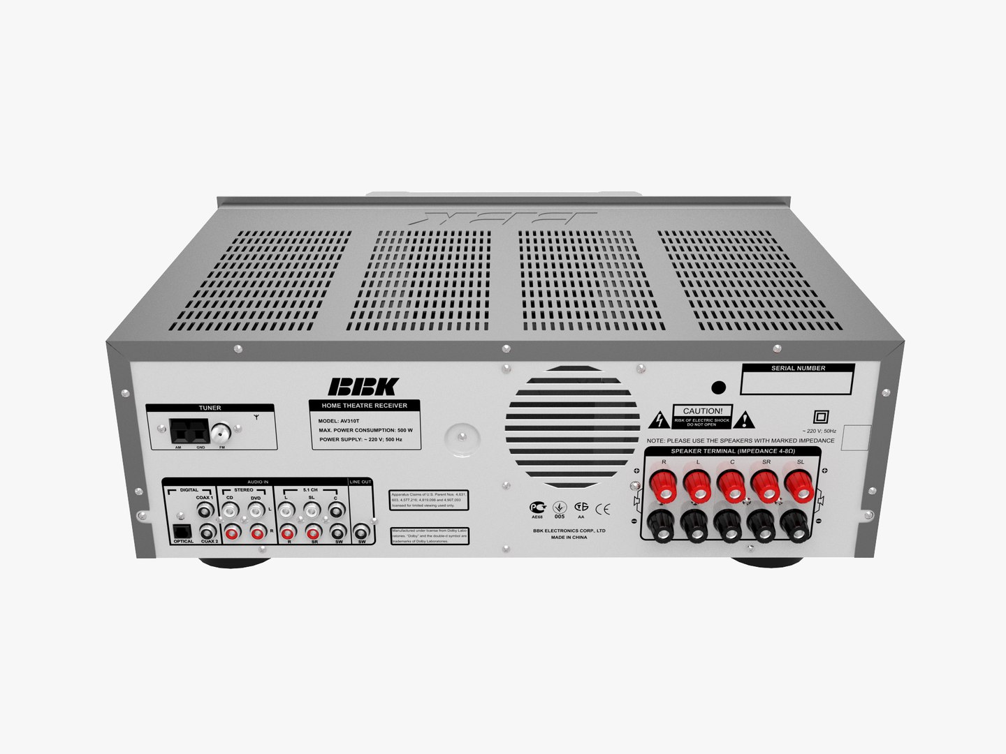 3d Receiver Bbk Av 310t