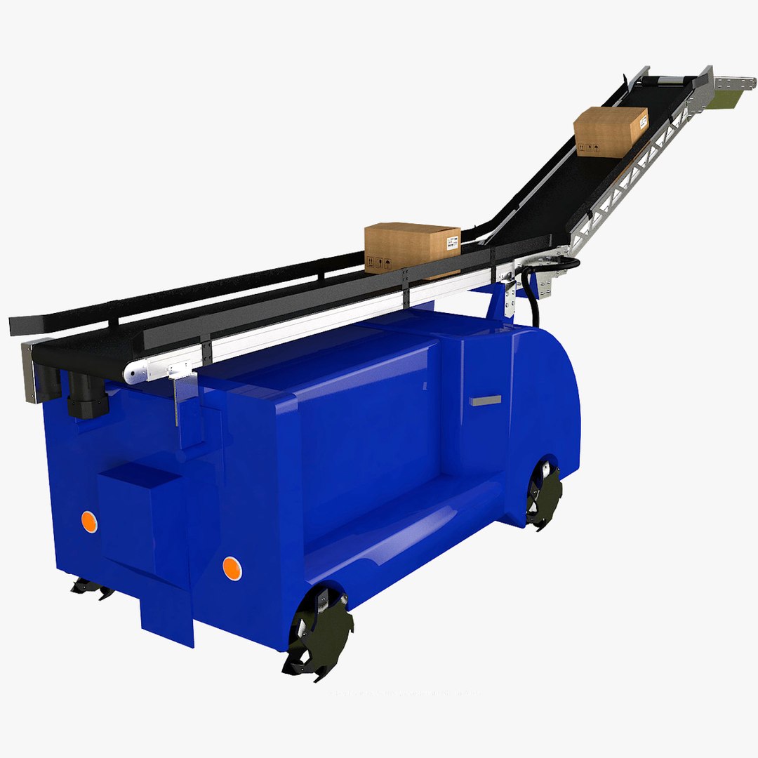 3D container loading agv - TurboSquid 1589627