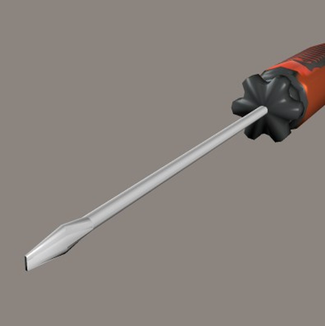 Screwdriver Hardware 3d Obj