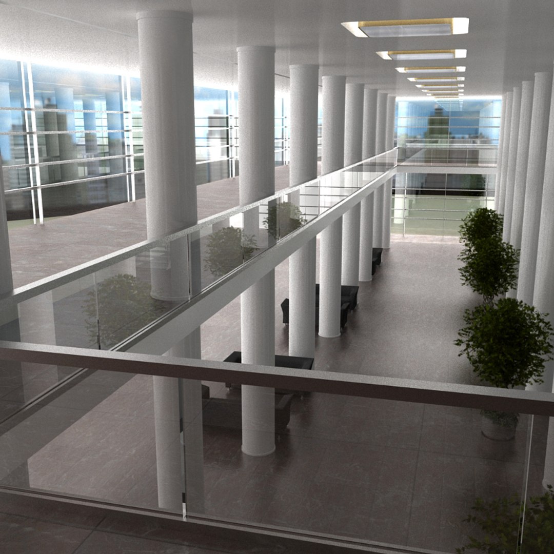 Modern Hall 3D Model - TurboSquid 1312969