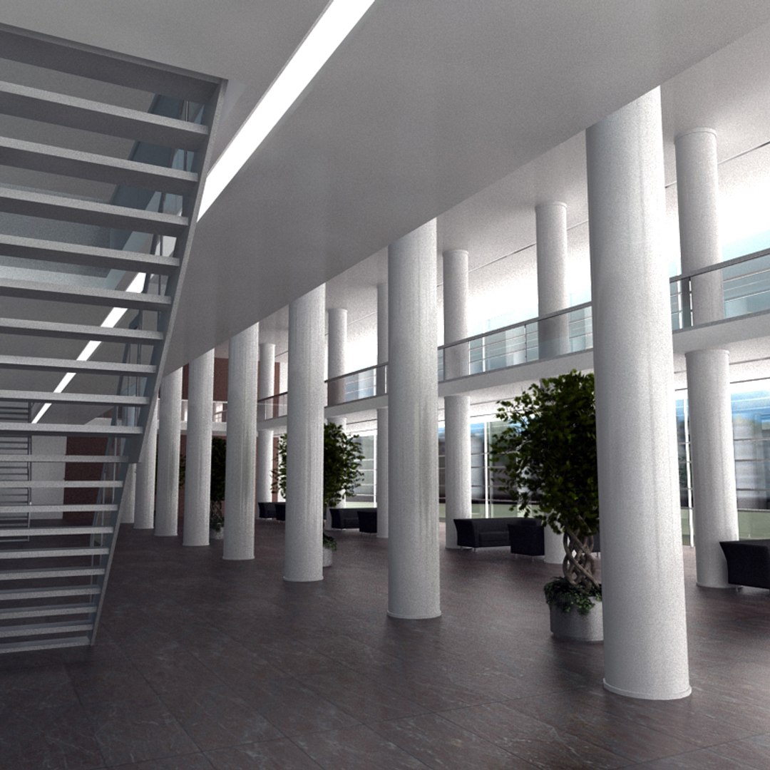 Modern Hall 3D Model - TurboSquid 1312969