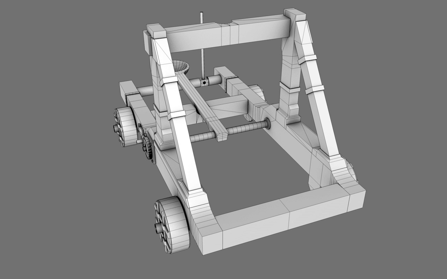 3D Roman Catapult Model - TurboSquid 1171760