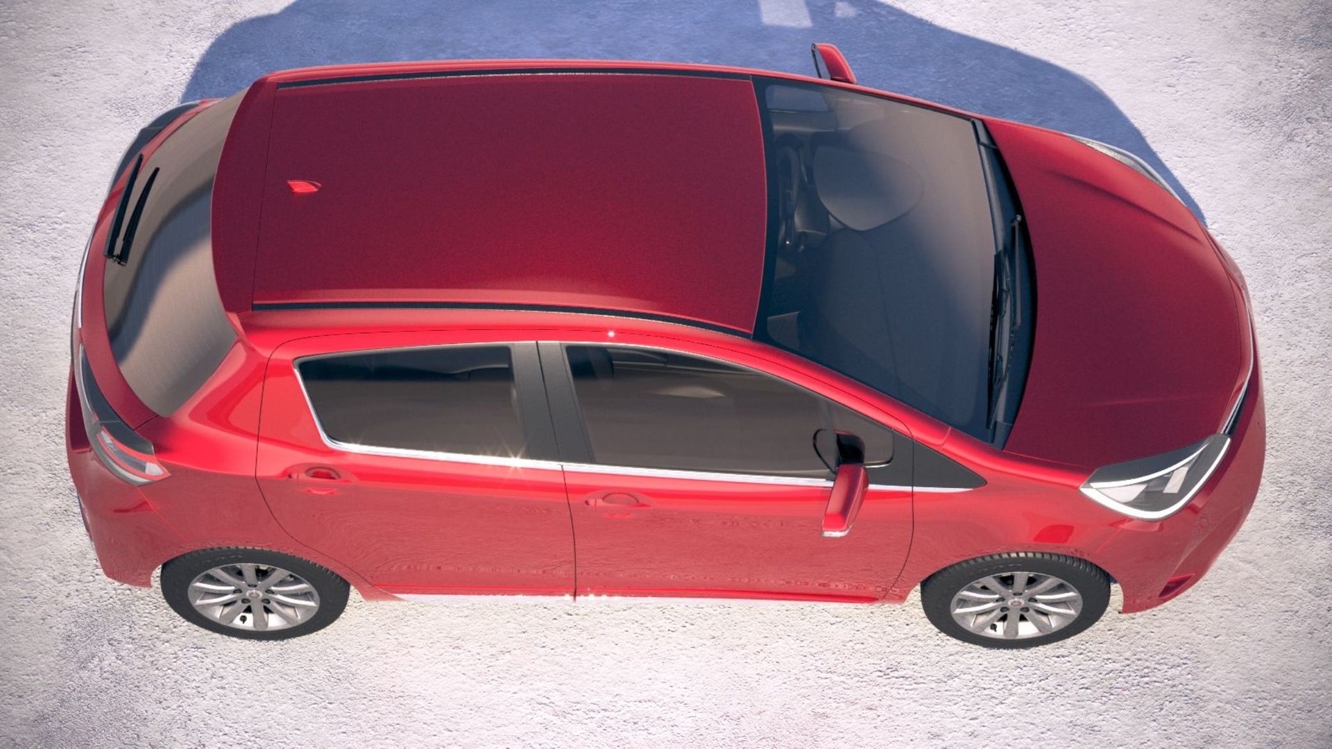 3D Generic Compact Car 2018 - TurboSquid 1807561