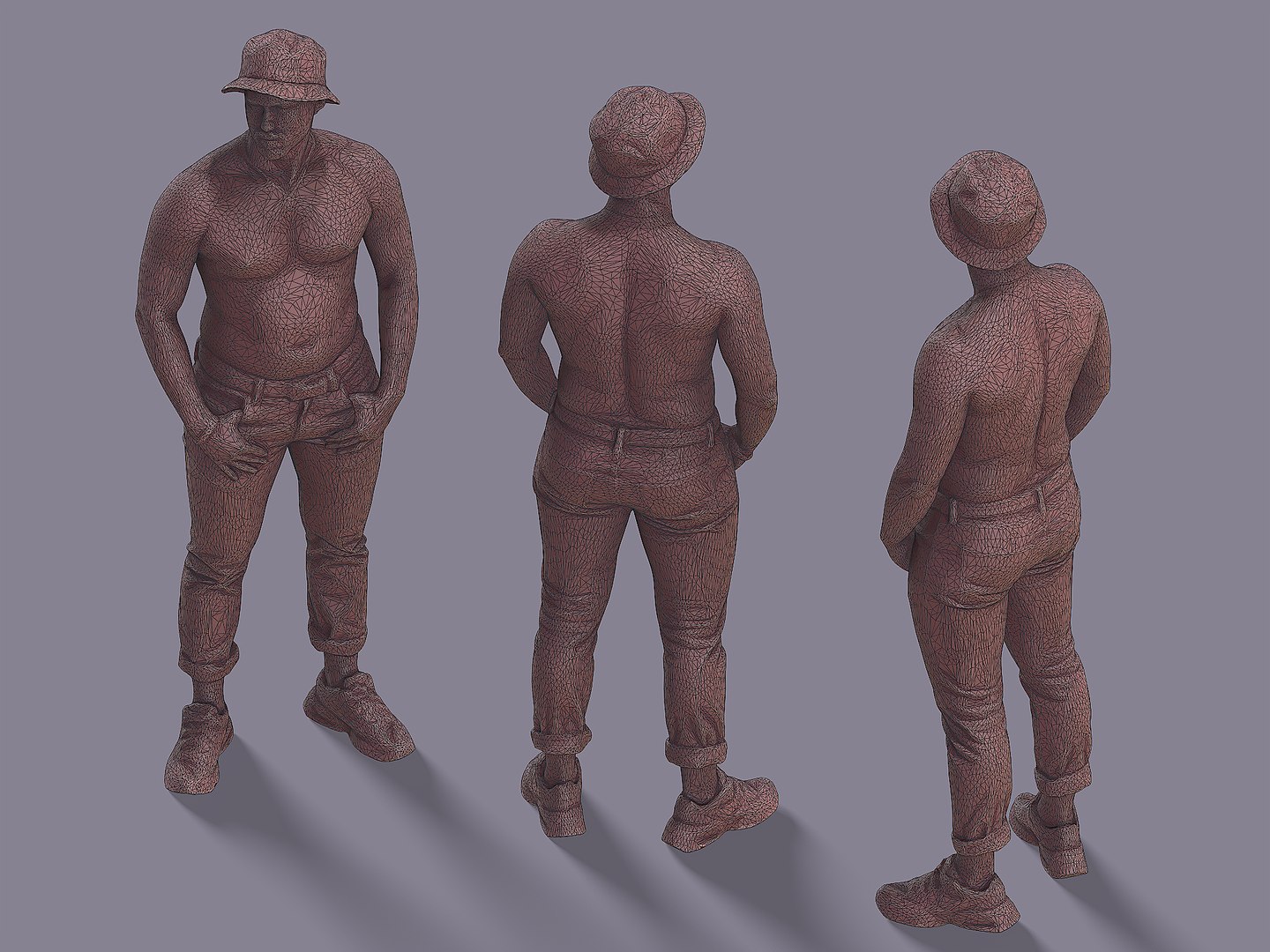 Dude In Panama Model - TurboSquid 1843387