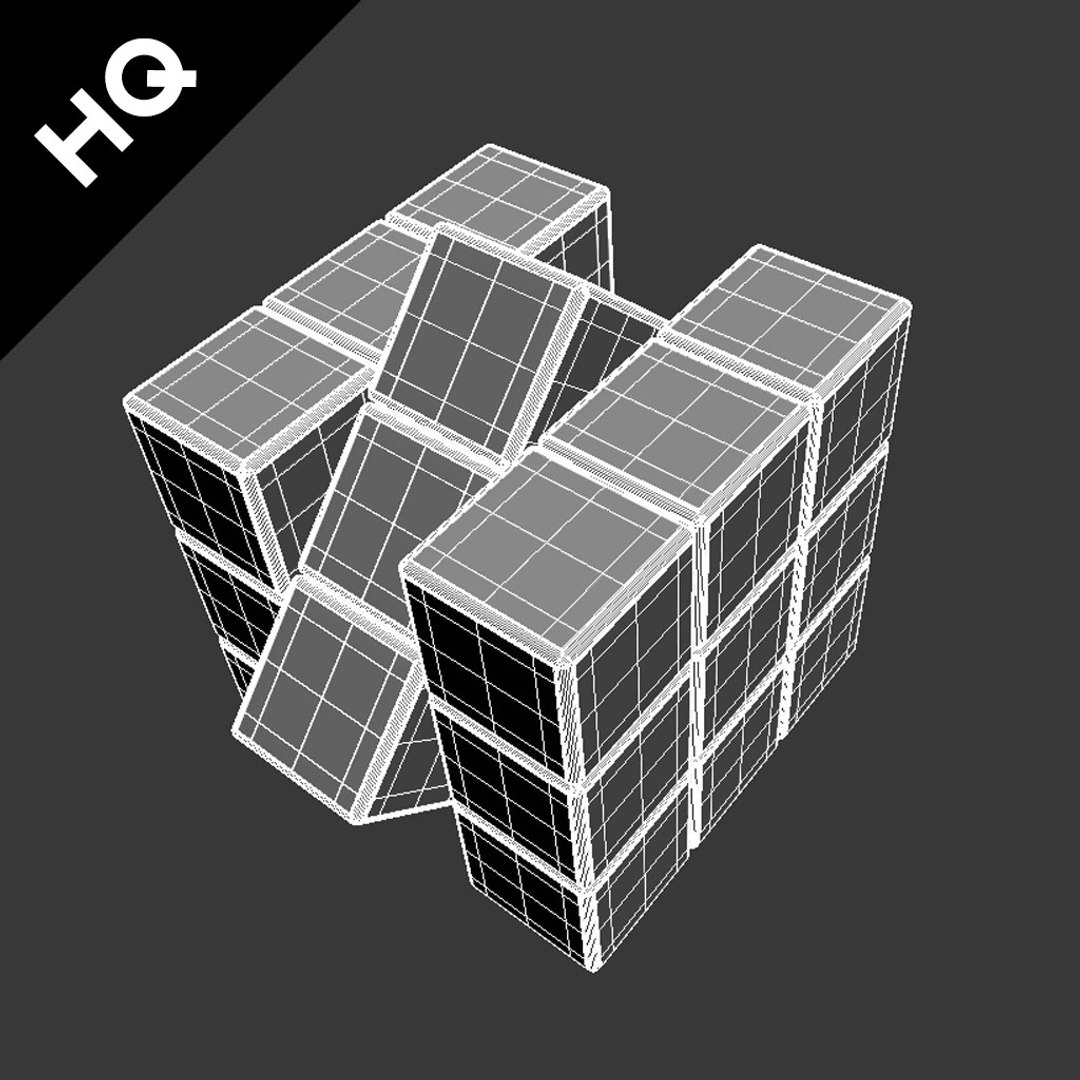 3d Model Rubik Cube