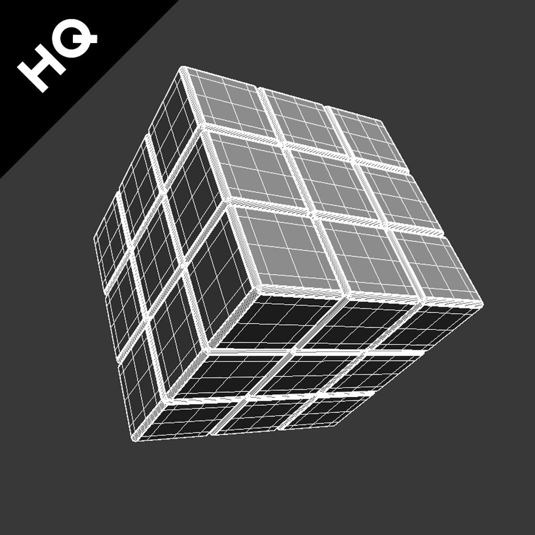 3d Model Rubik Cube