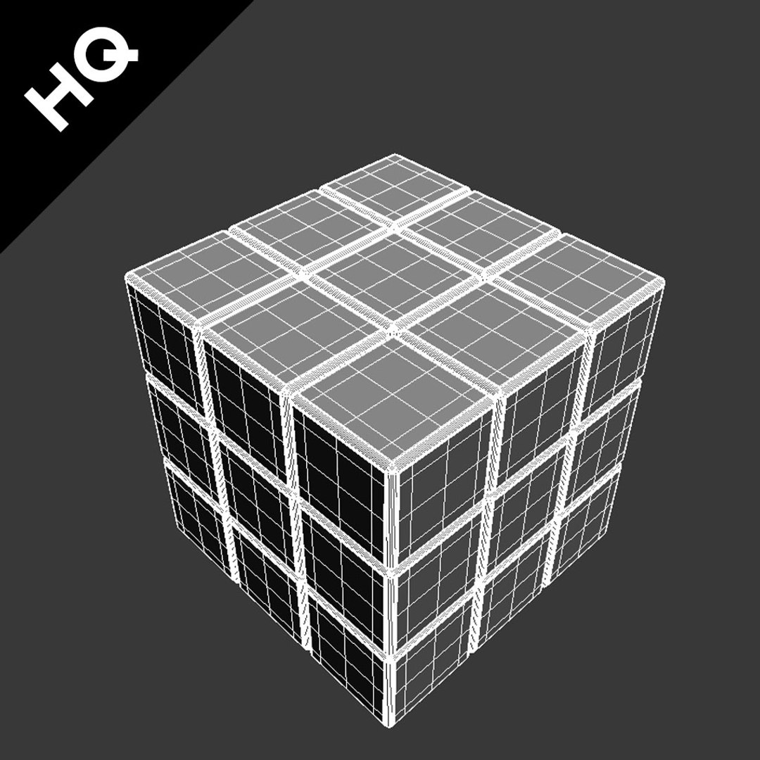 3d Model Rubik Cube
