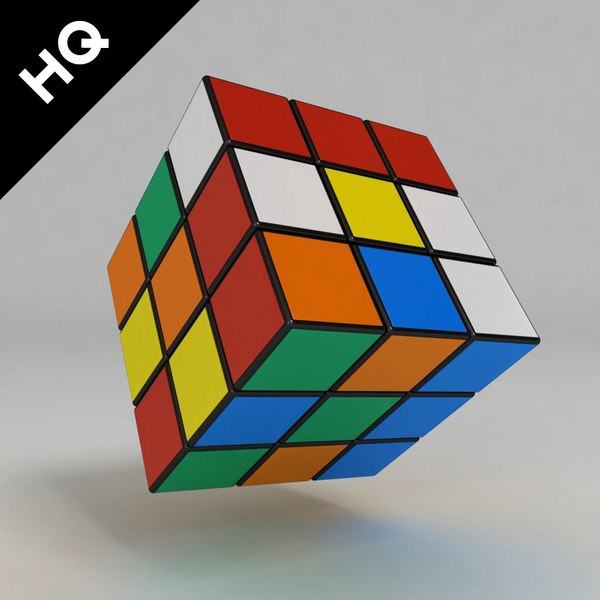 3d model rubik cube