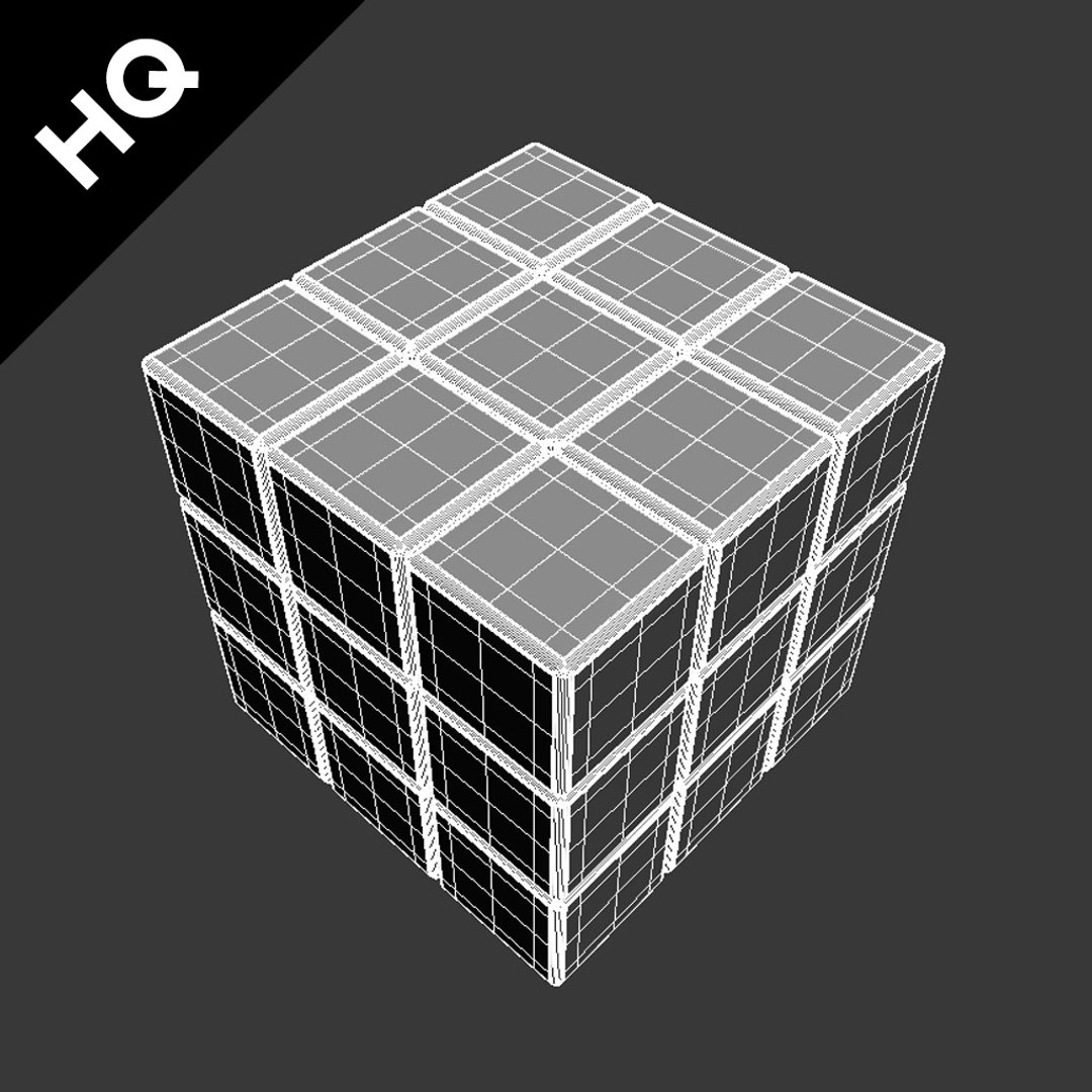 3d Model Rubik Cube