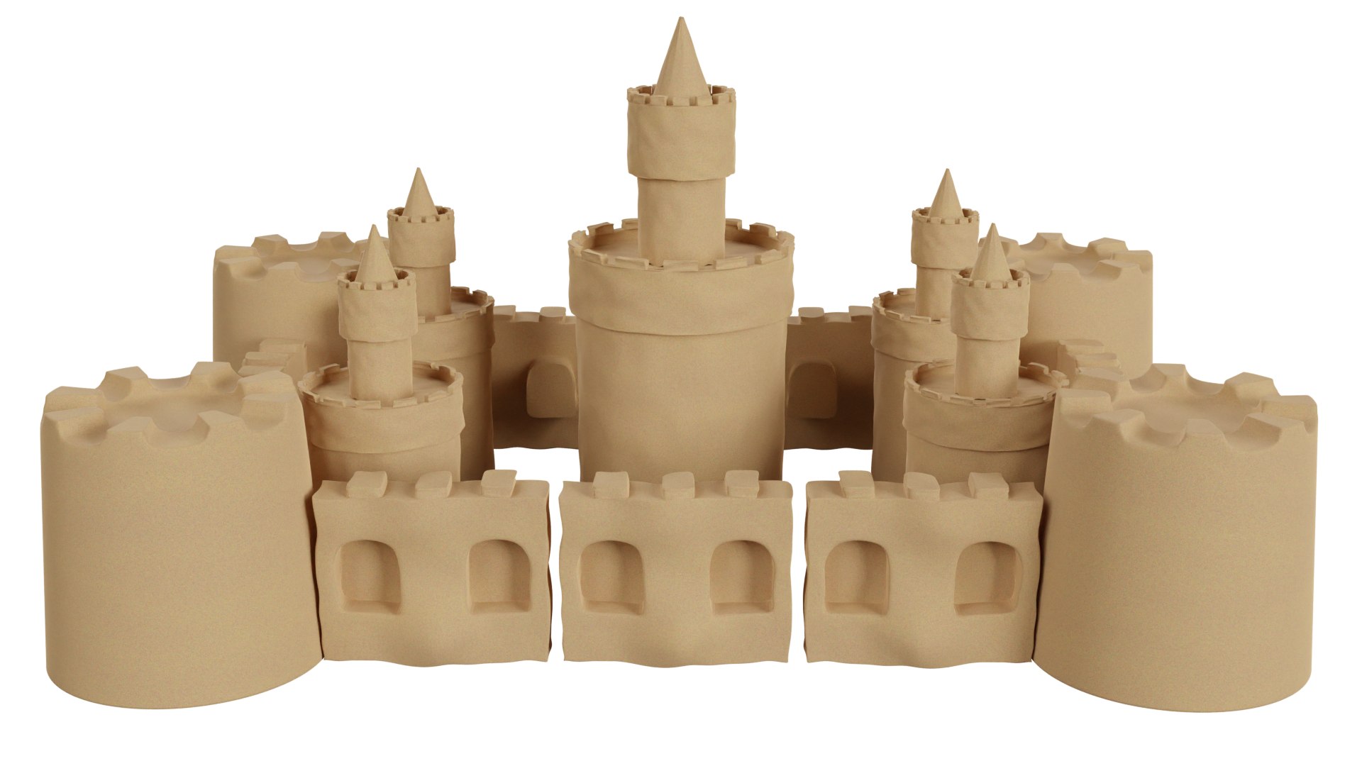Sand Castle 3D - TurboSquid 2229216
