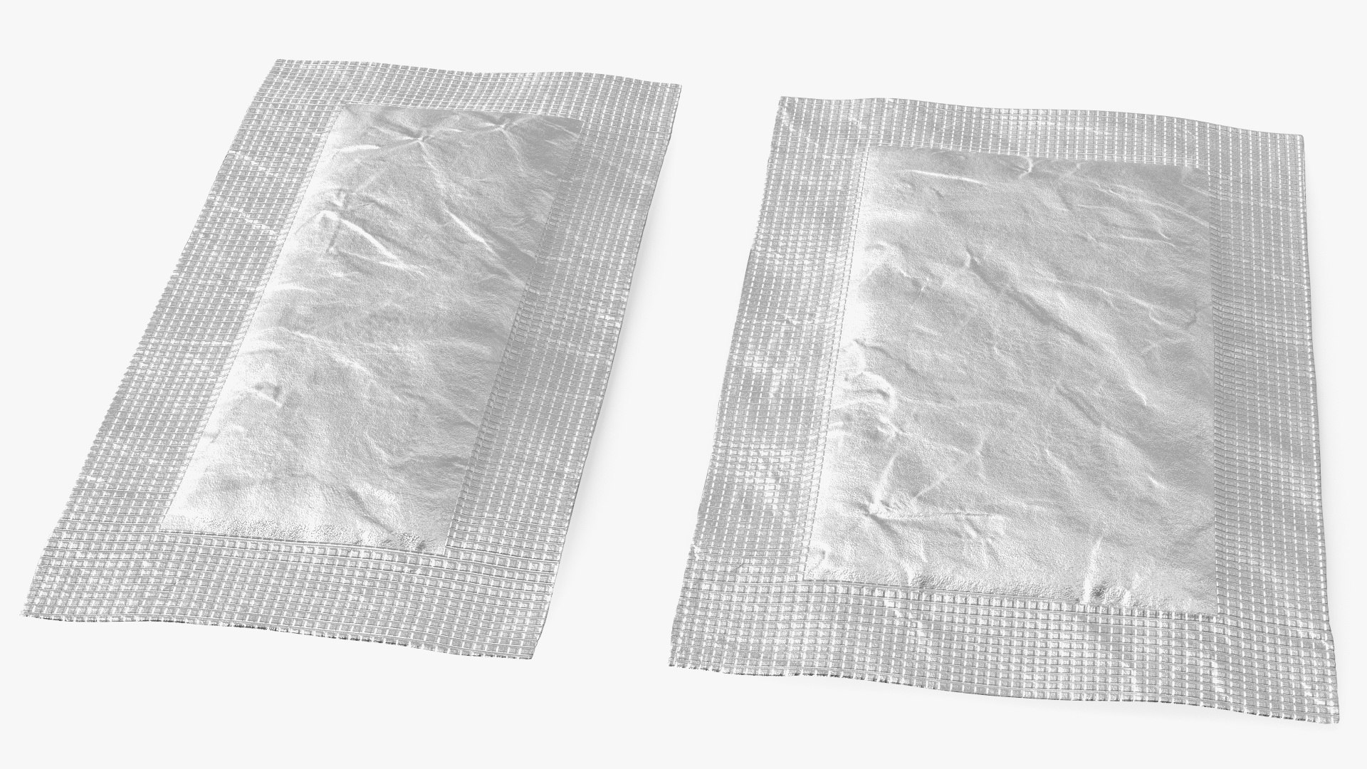 Foil Packets Set 3D model - TurboSquid 1994574