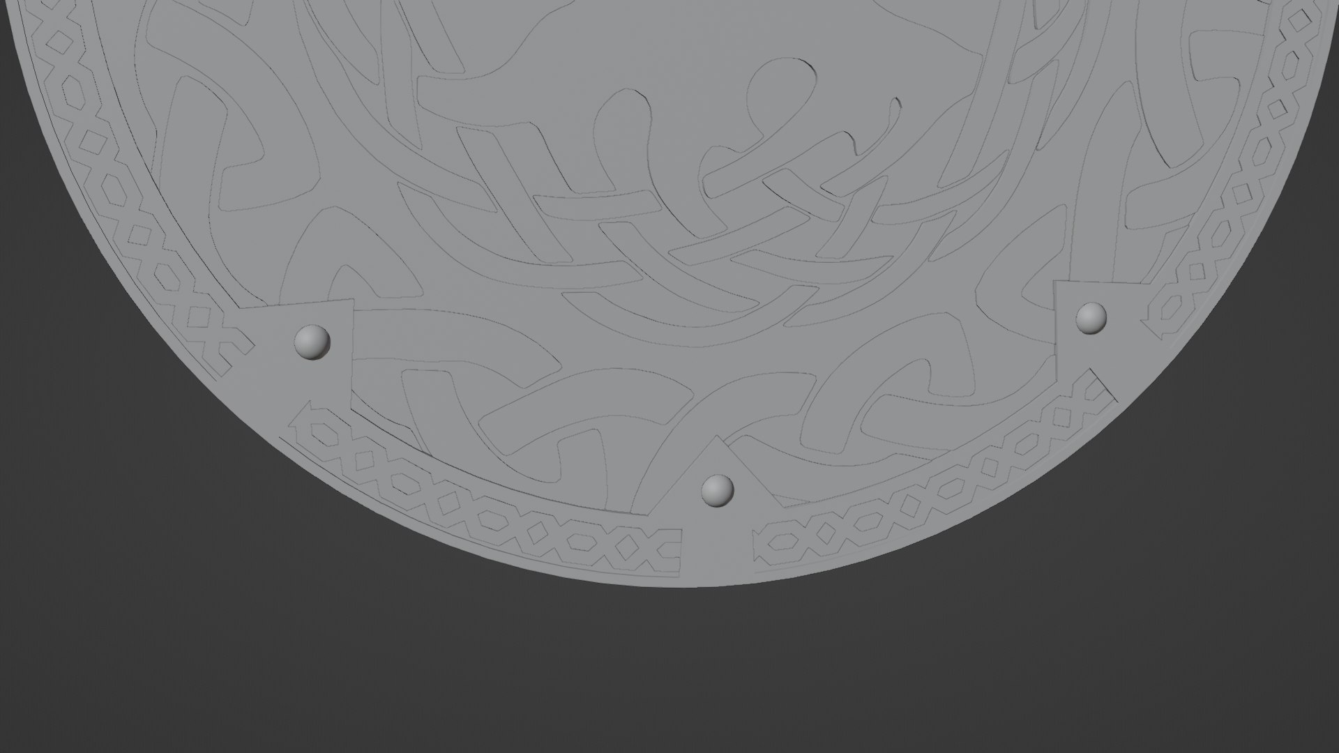 3D Viking Shield Model - TurboSquid 2133882