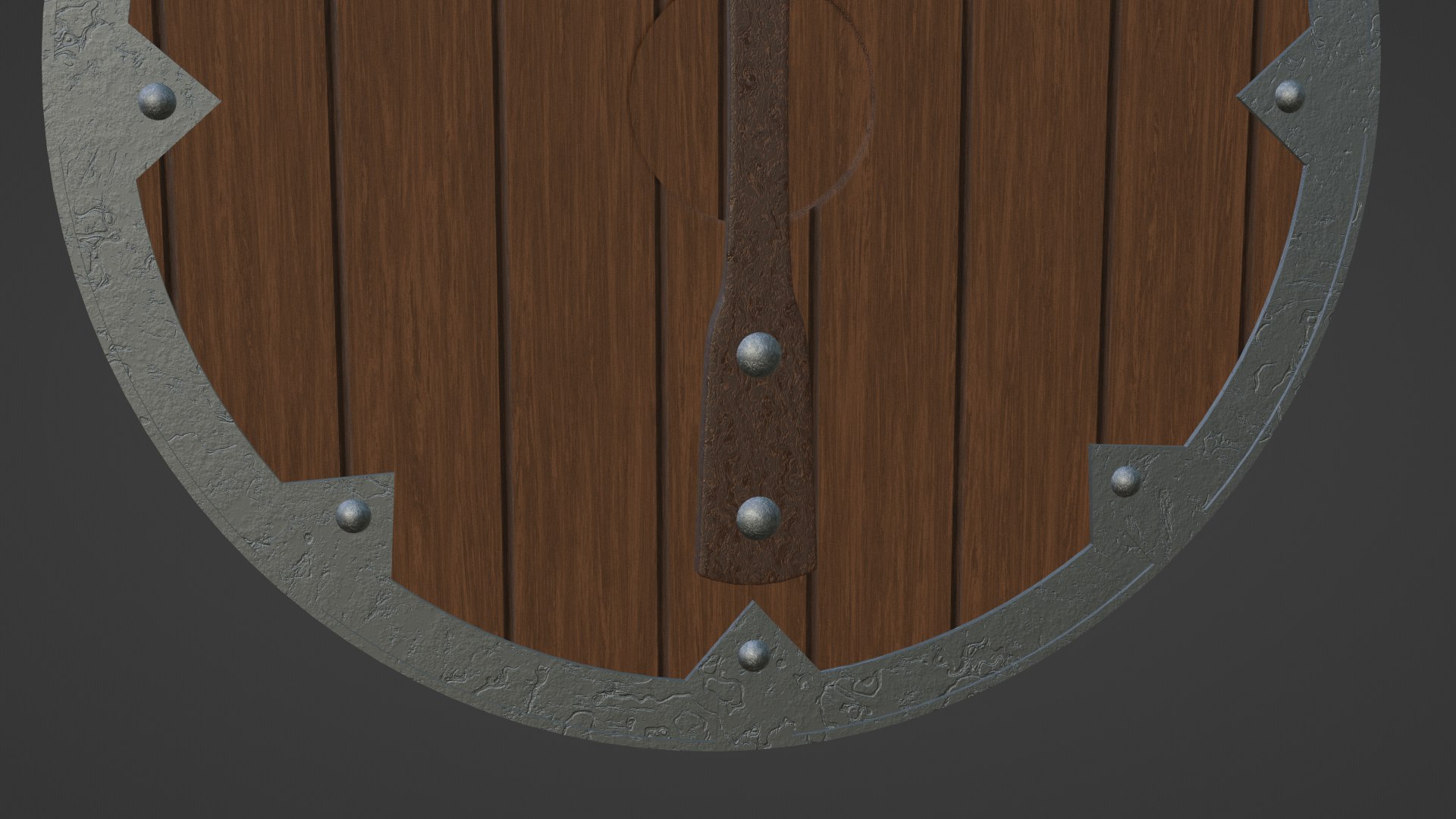 3D Viking Shield Model - TurboSquid 2133882