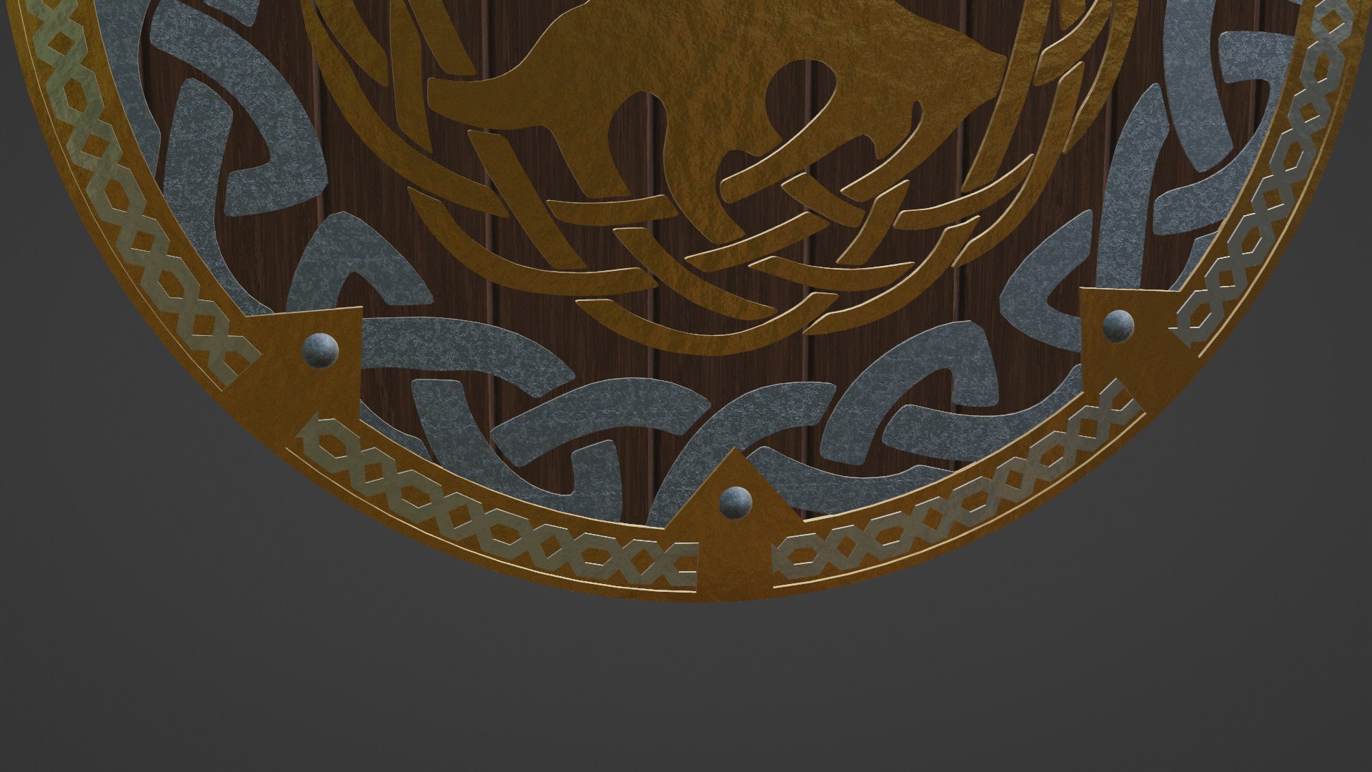 3D Viking Shield Model - TurboSquid 2133882