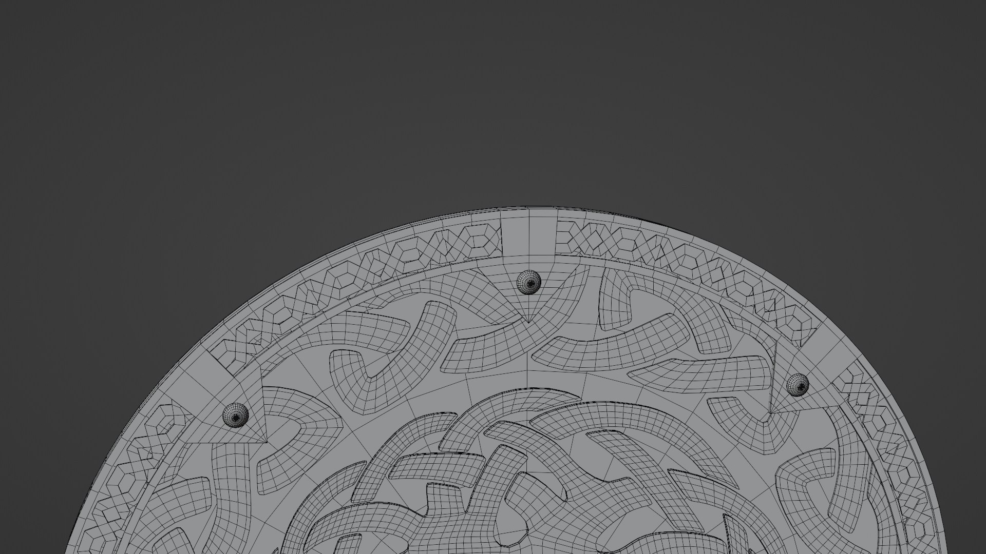 3D Viking Shield Model - TurboSquid 2133882
