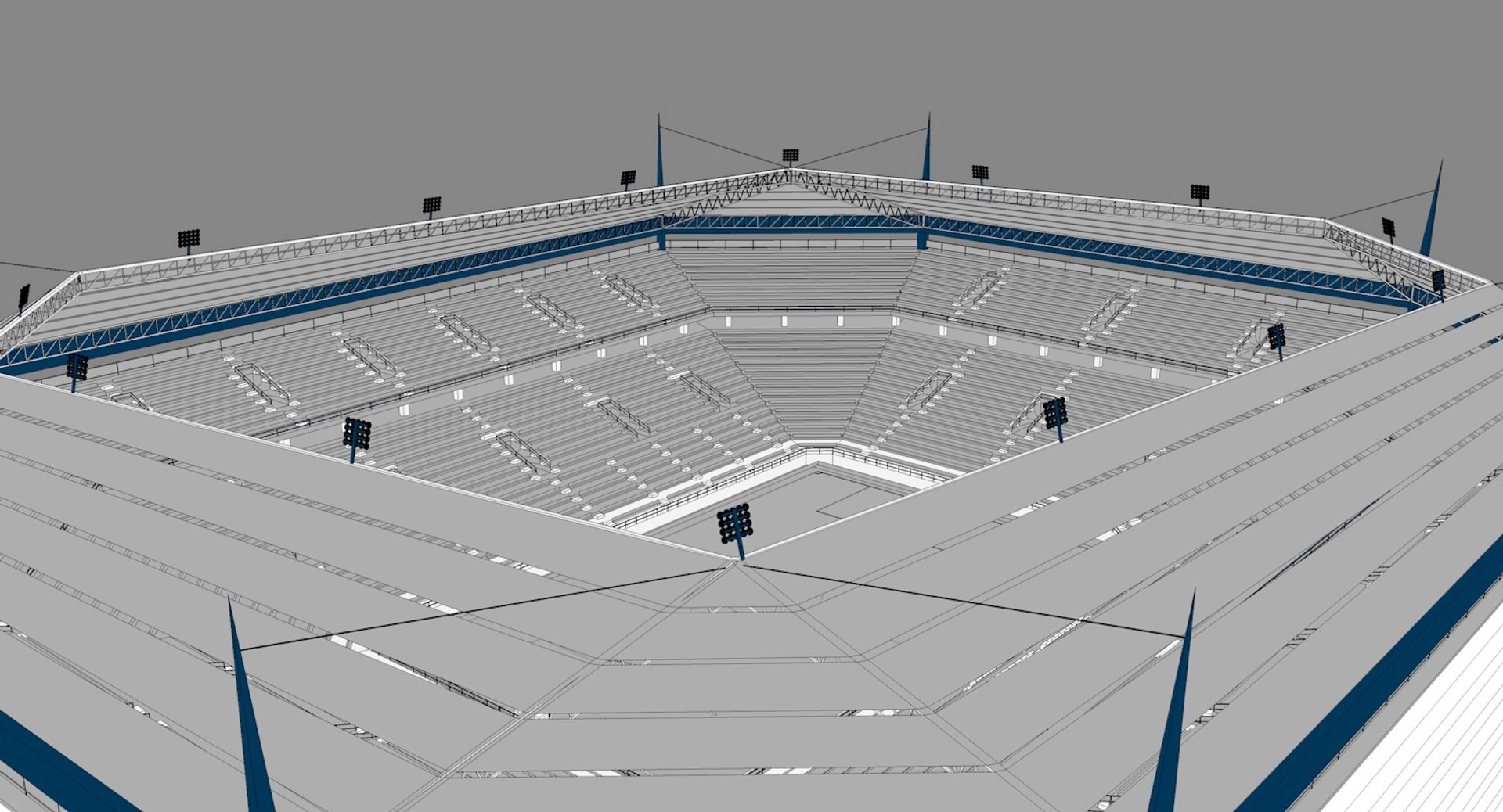 3D Stadium Arena - TurboSquid 1508929