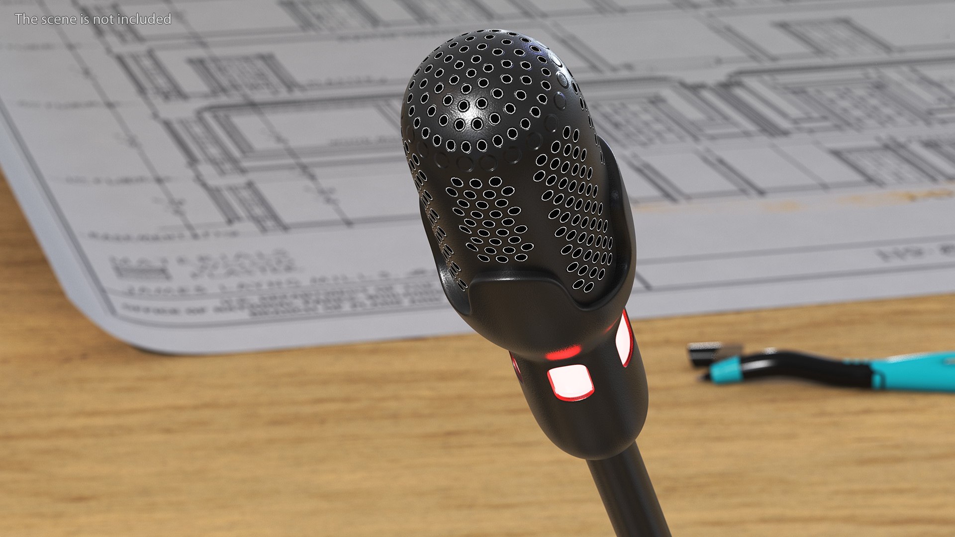 Conference System Microphone 3D Model - TurboSquid 1764450