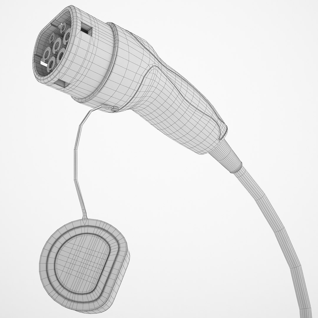 3D Ev Charging Plug 01 Model - TurboSquid 1458958