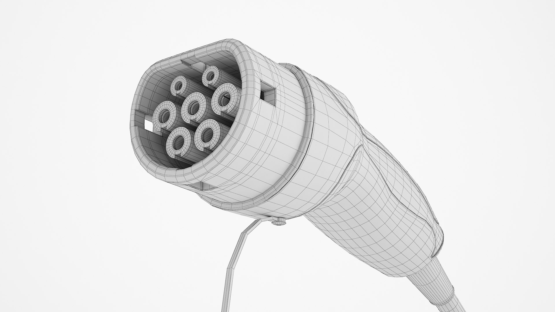 3D Ev Charging Plug 01 Model - TurboSquid 1458958