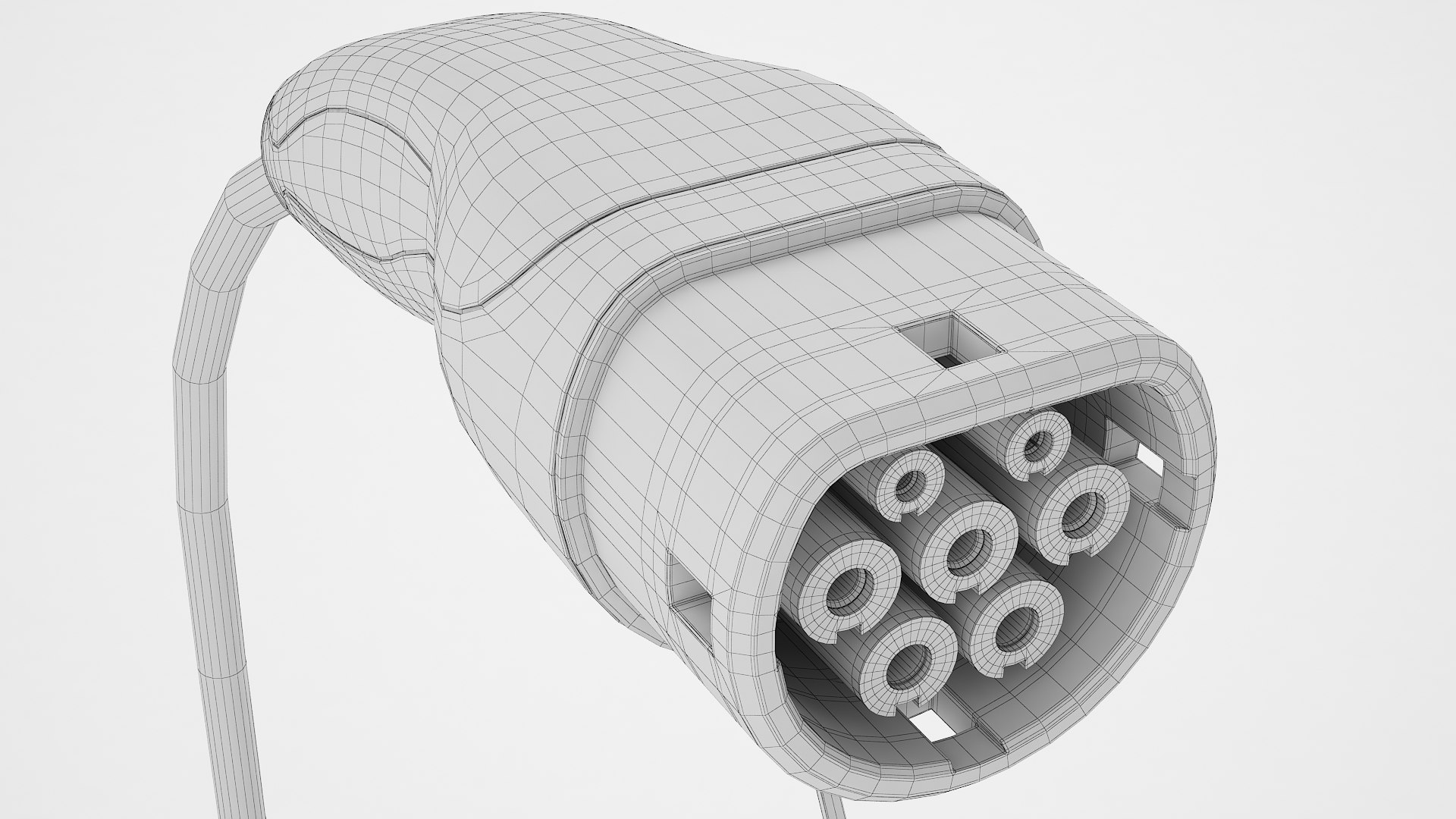 3D Ev Charging Plug 01 Model - TurboSquid 1458958