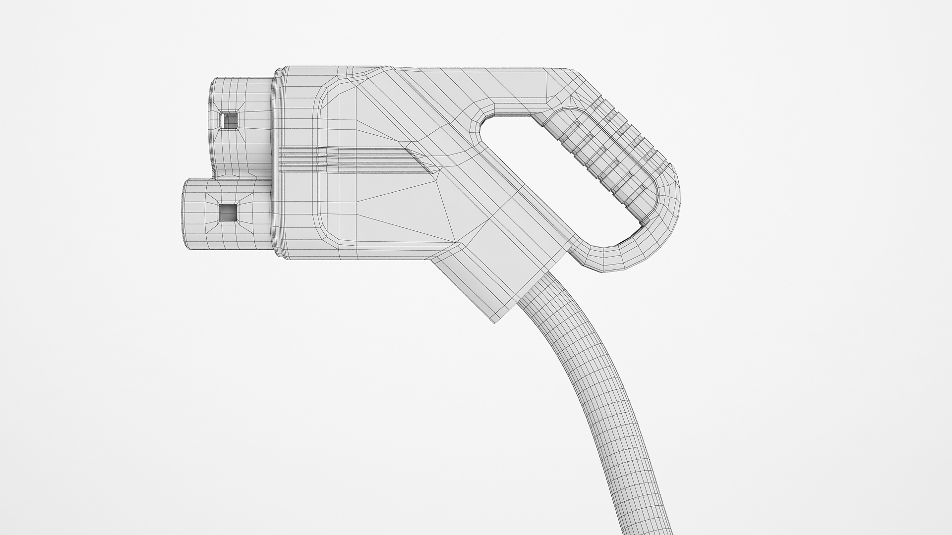 3D ev charging plug 01 model - TurboSquid 1458958