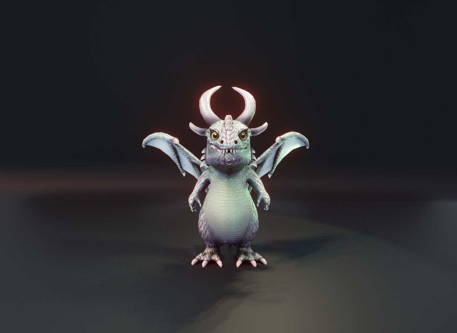 Cartoon Silver Dragon Animated Low-poly 3D Model 3D - TurboSquid 2197732