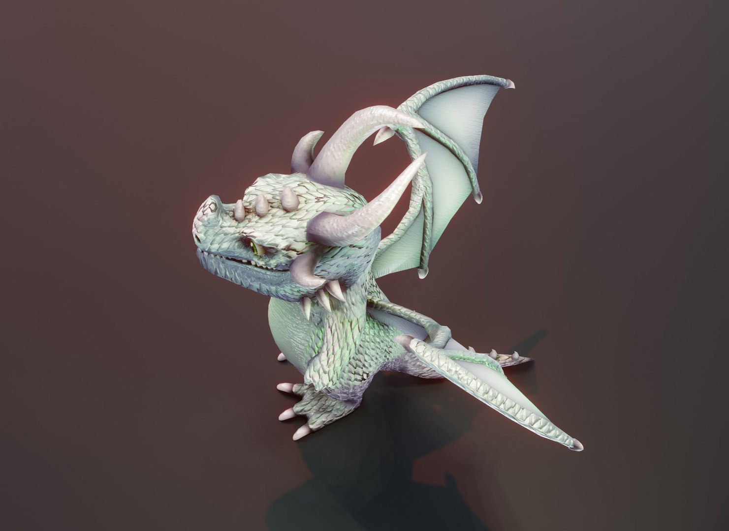 Cartoon Silver Dragon Animated Low-poly 3D Model 3D - TurboSquid 2197732