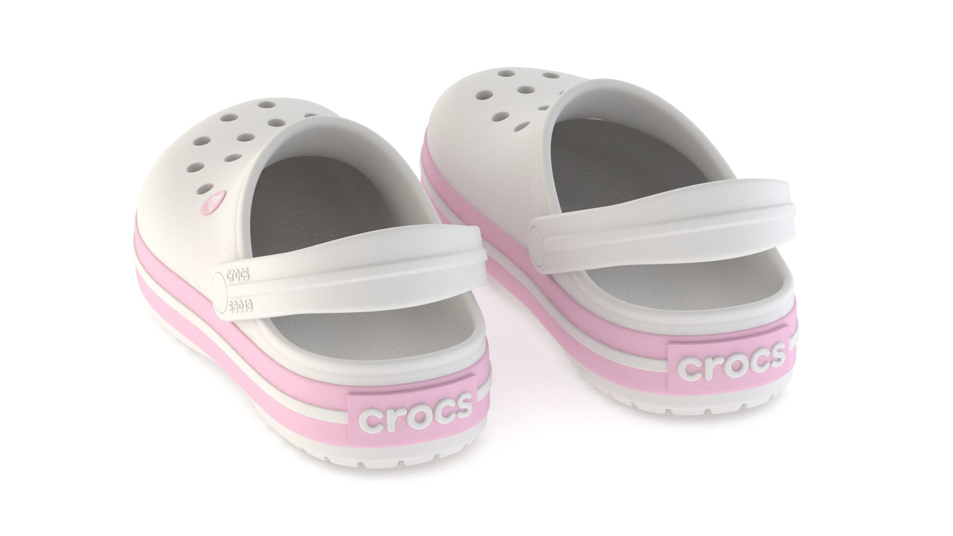 3D Crocs Crocband Pink Milk Model - TurboSquid 2416309